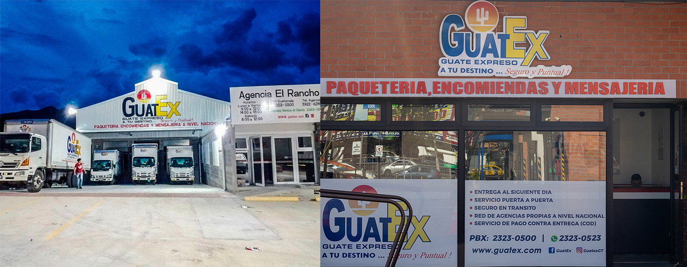 Infraestructura de bodegas y agencias - GUATEX